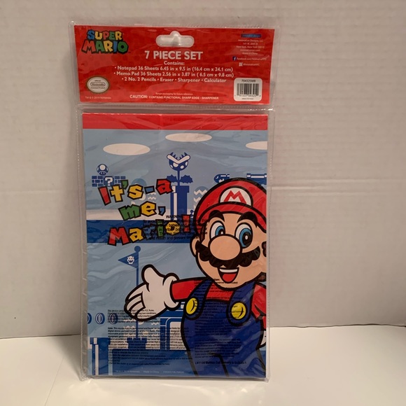Other | Nwt Super Mario Calculator Set New | Poshmark